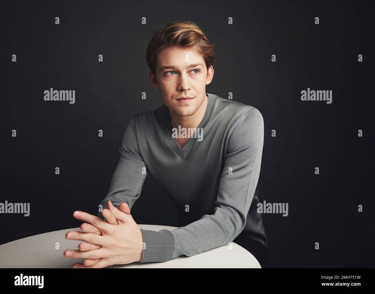 In this Dec. 17, 2019 photo, Joe Alwyn poses for a portrait in New York ...