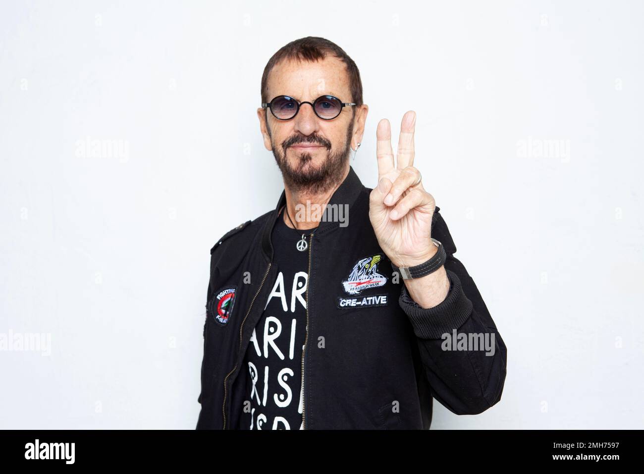 In this Oct. 11, 2019 photo, Ringo Starr poses for a portrait at the ...