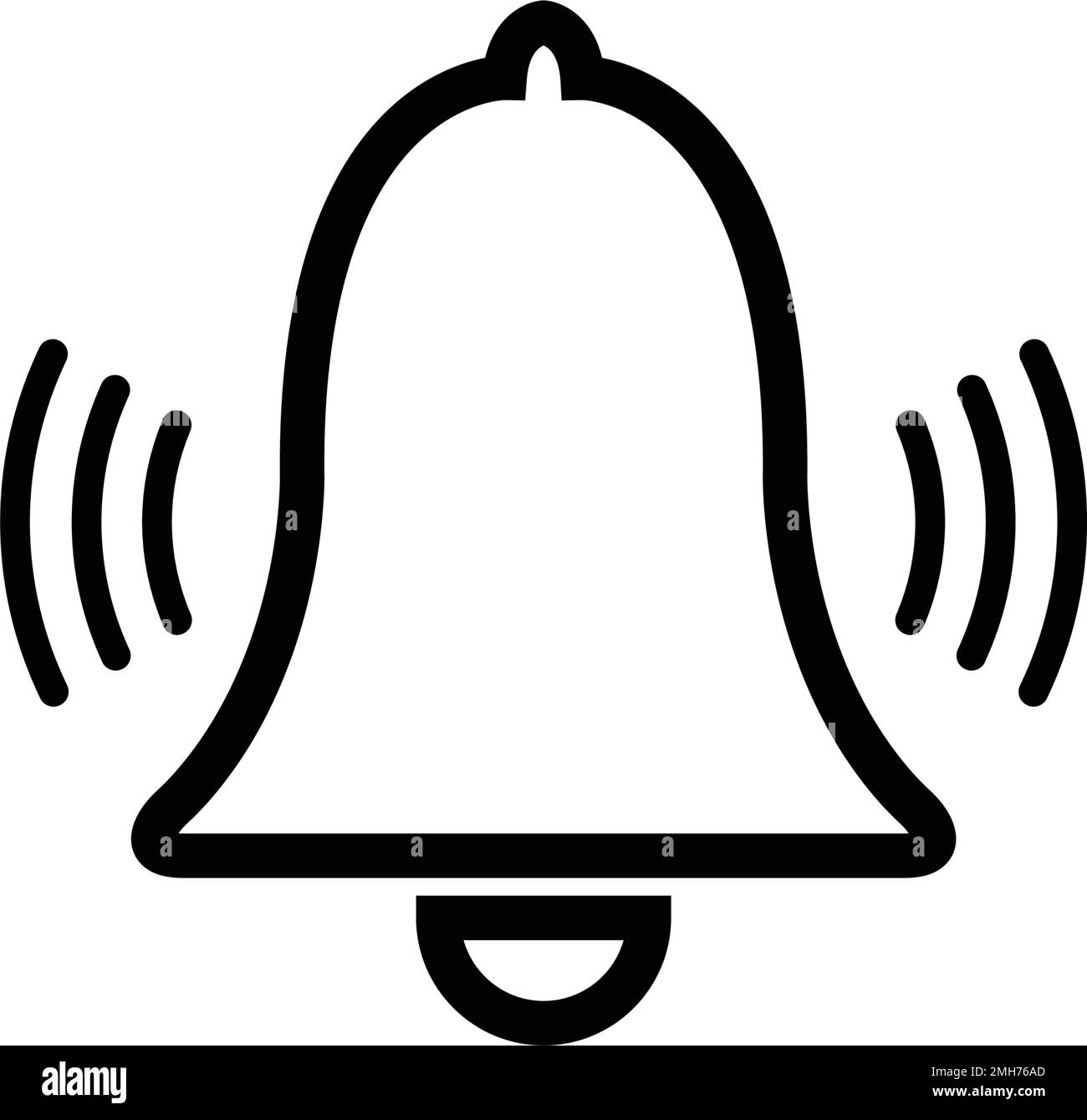 Bell icon logo stock illustration dsign Stock Vector Image & Art - Alamy