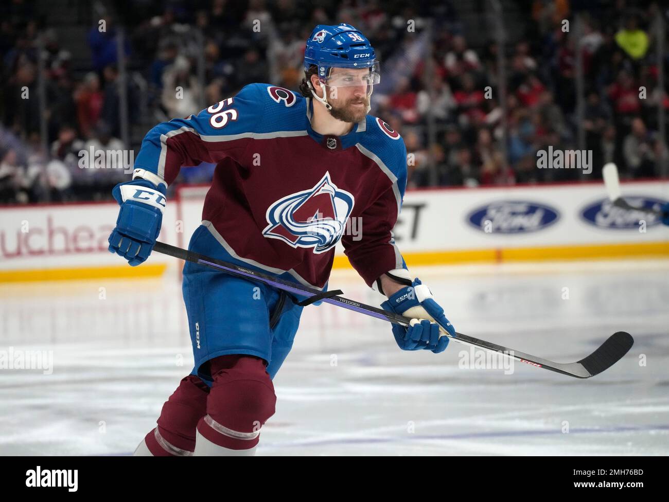 Colorado Avalanche defenseman Kurtis MacDermid (56) in the second ...