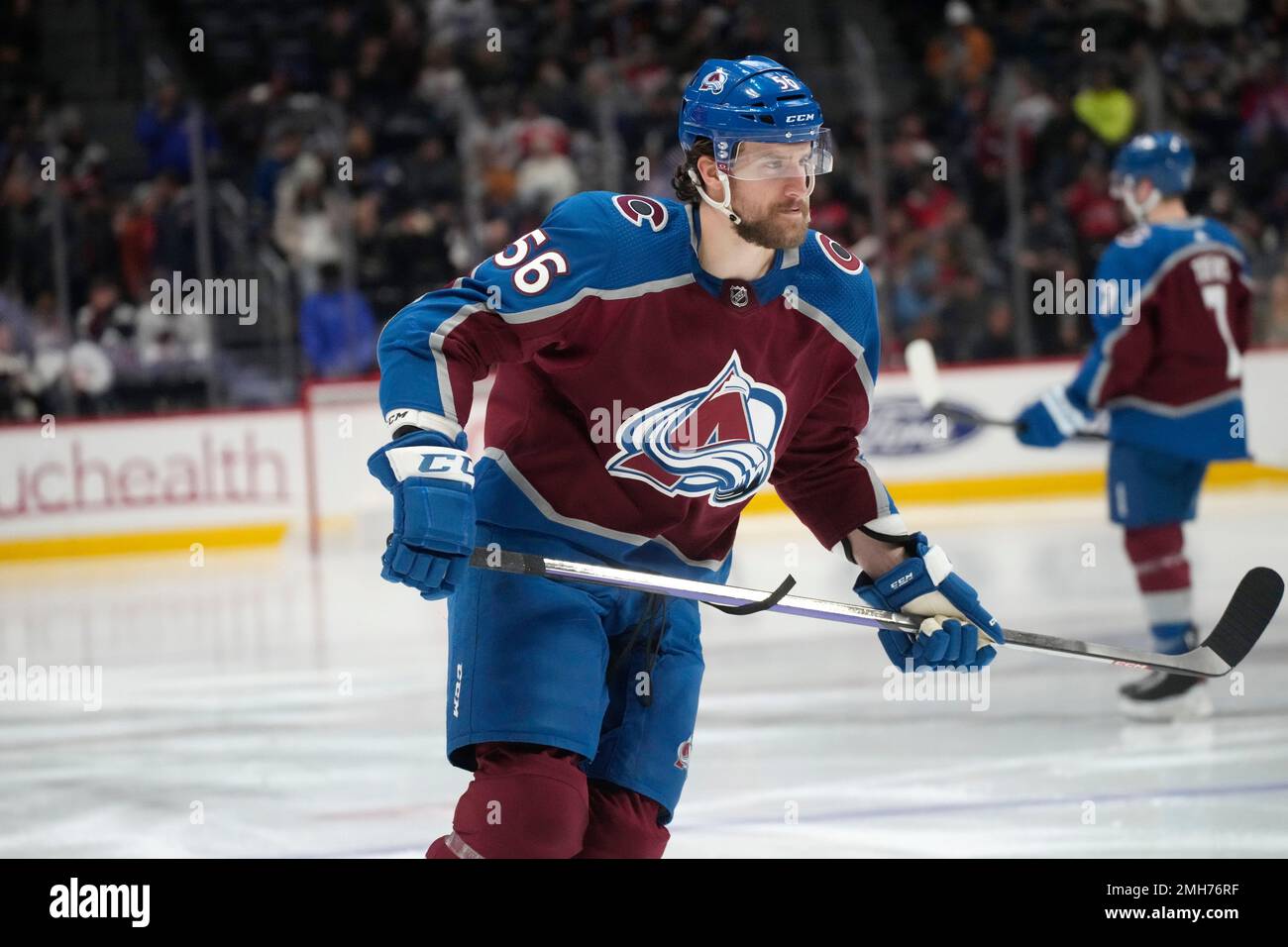 Colorado Avalanche defenseman Kurtis MacDermid (56) in the second ...