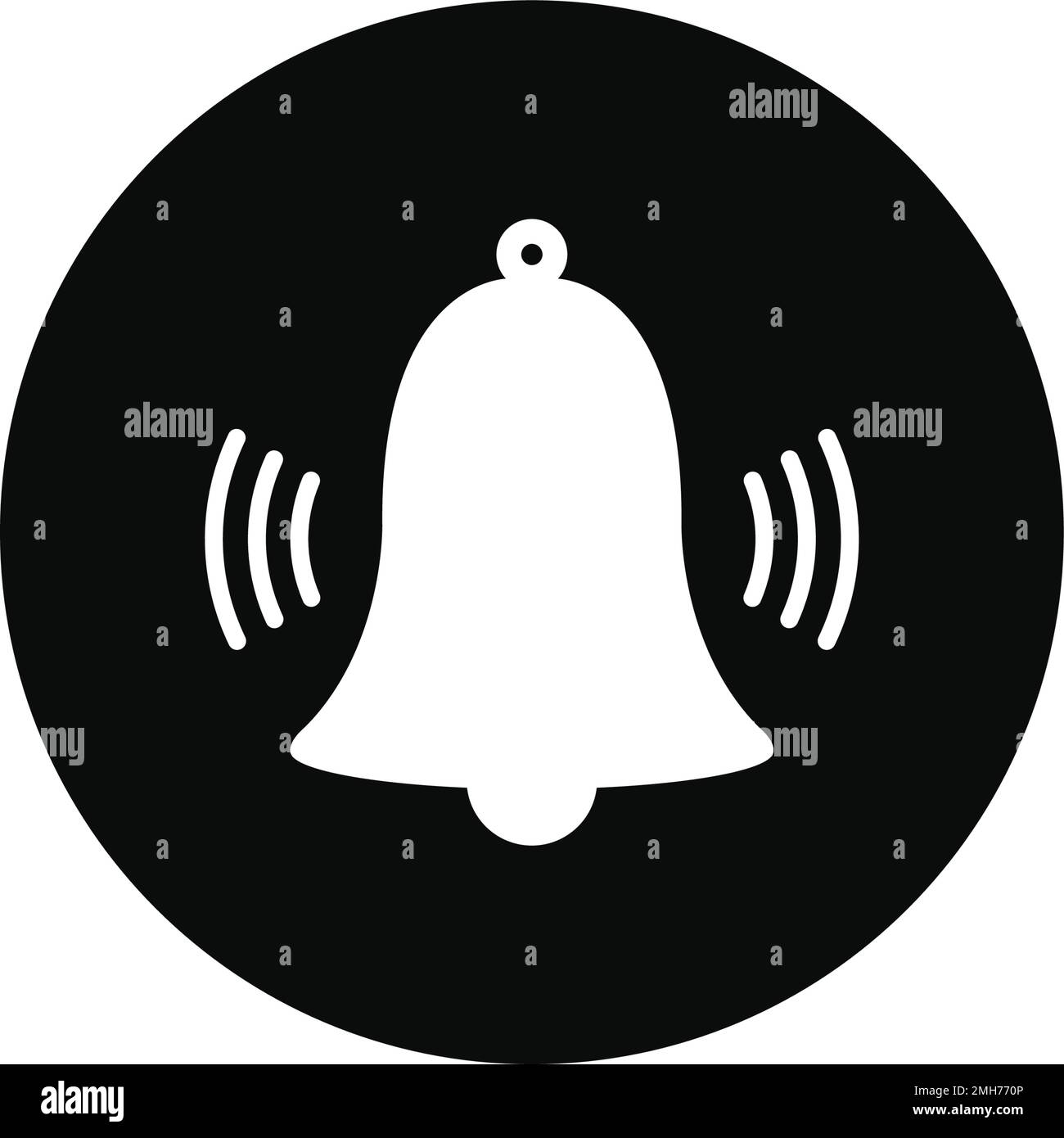Bell icon logo stock illustration dsign Stock Vector Image & Art - Alamy