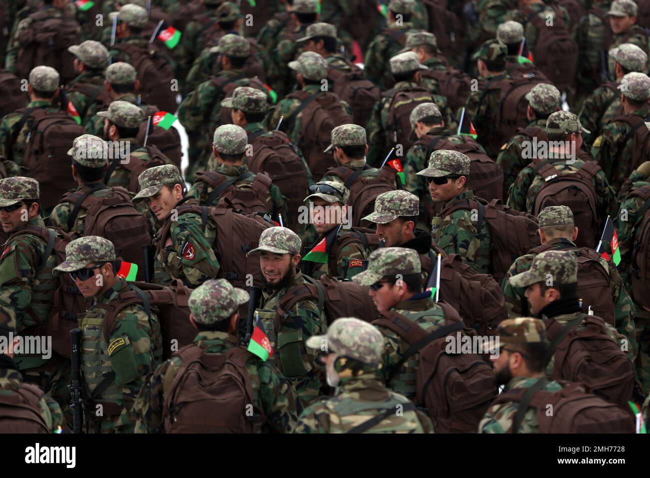 Afghan Army commandos attend their graduation ceremony after a 3 1/2 ...
