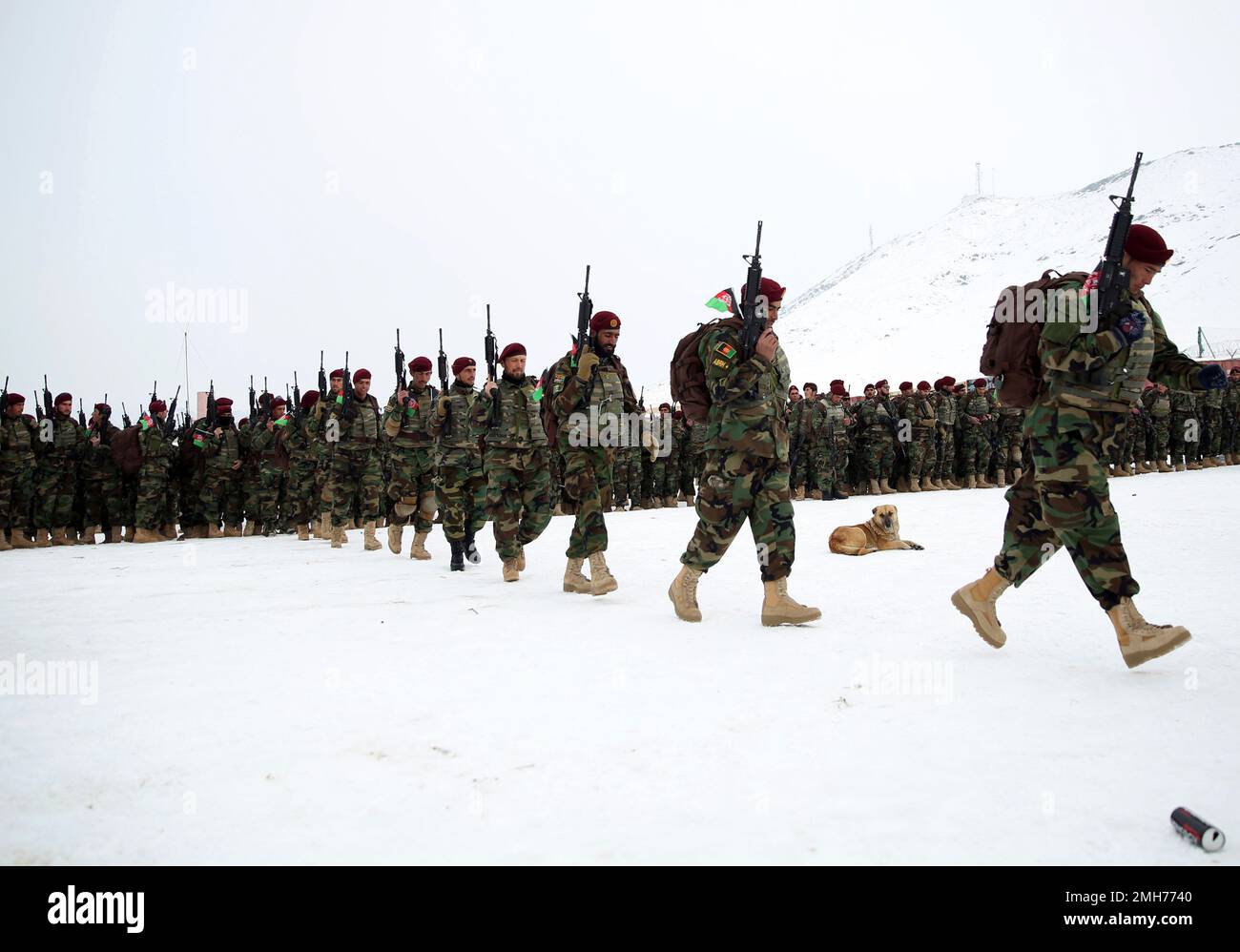 Afghan Army commandos attend their graduation ceremony after a 3 1/2 ...