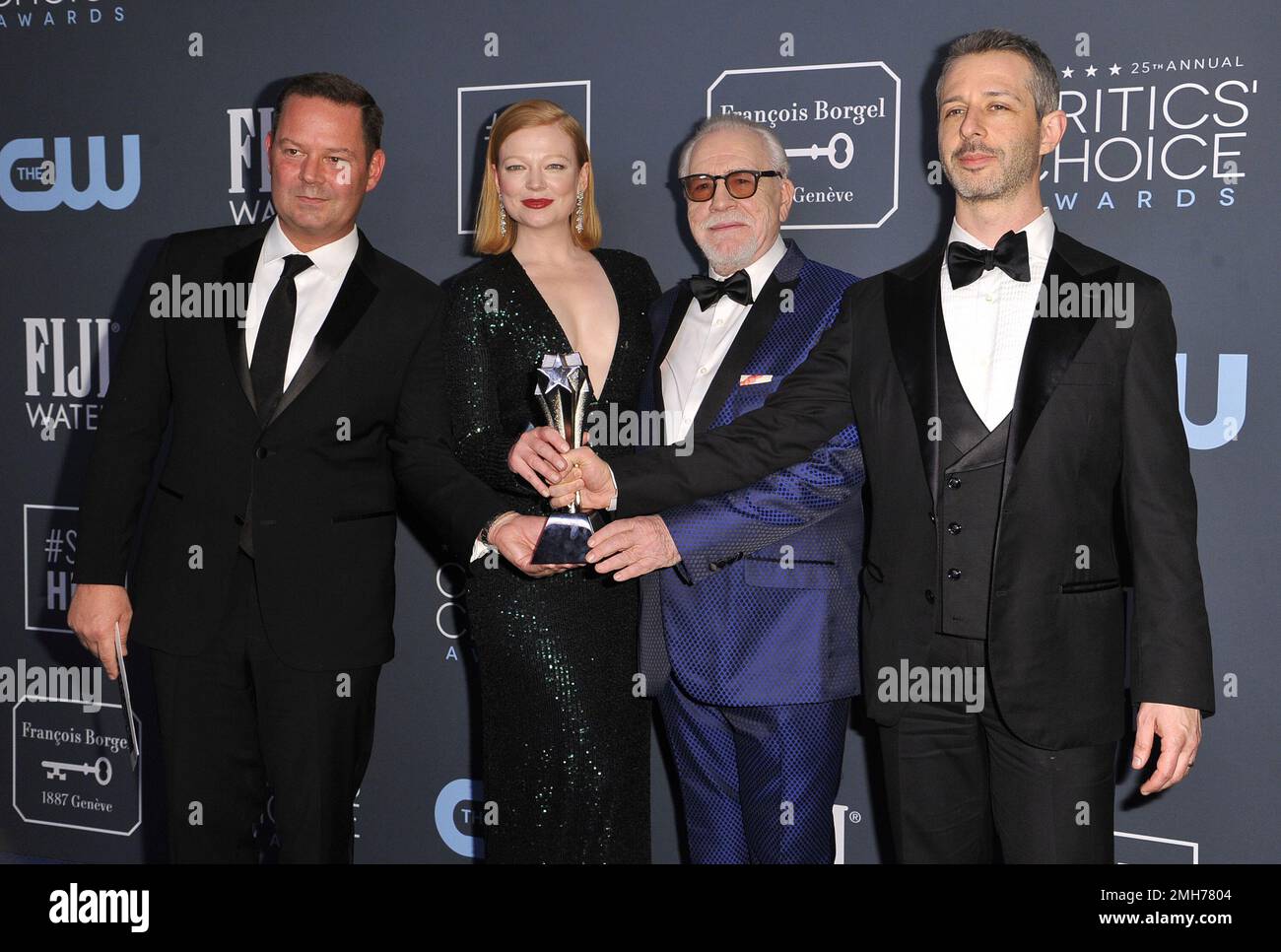 Kevin J. Messick, from left, Sarah Snook, Brian Cox and Jeremy Strong ...