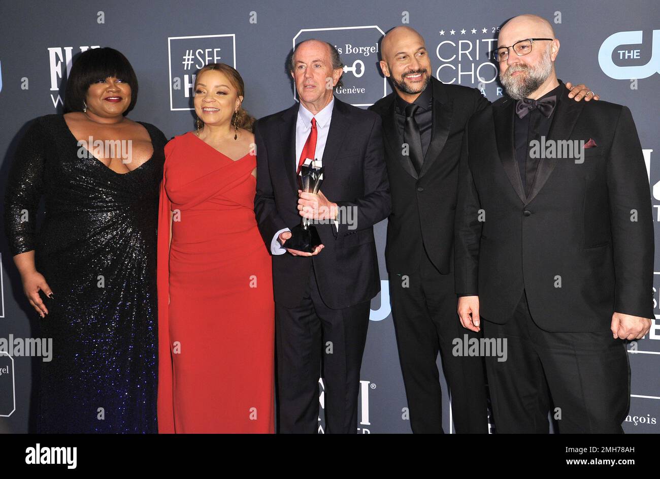 Da'Vine Joy Randolph, from left, Ruth E. Carter, John Davis, Keegan ...