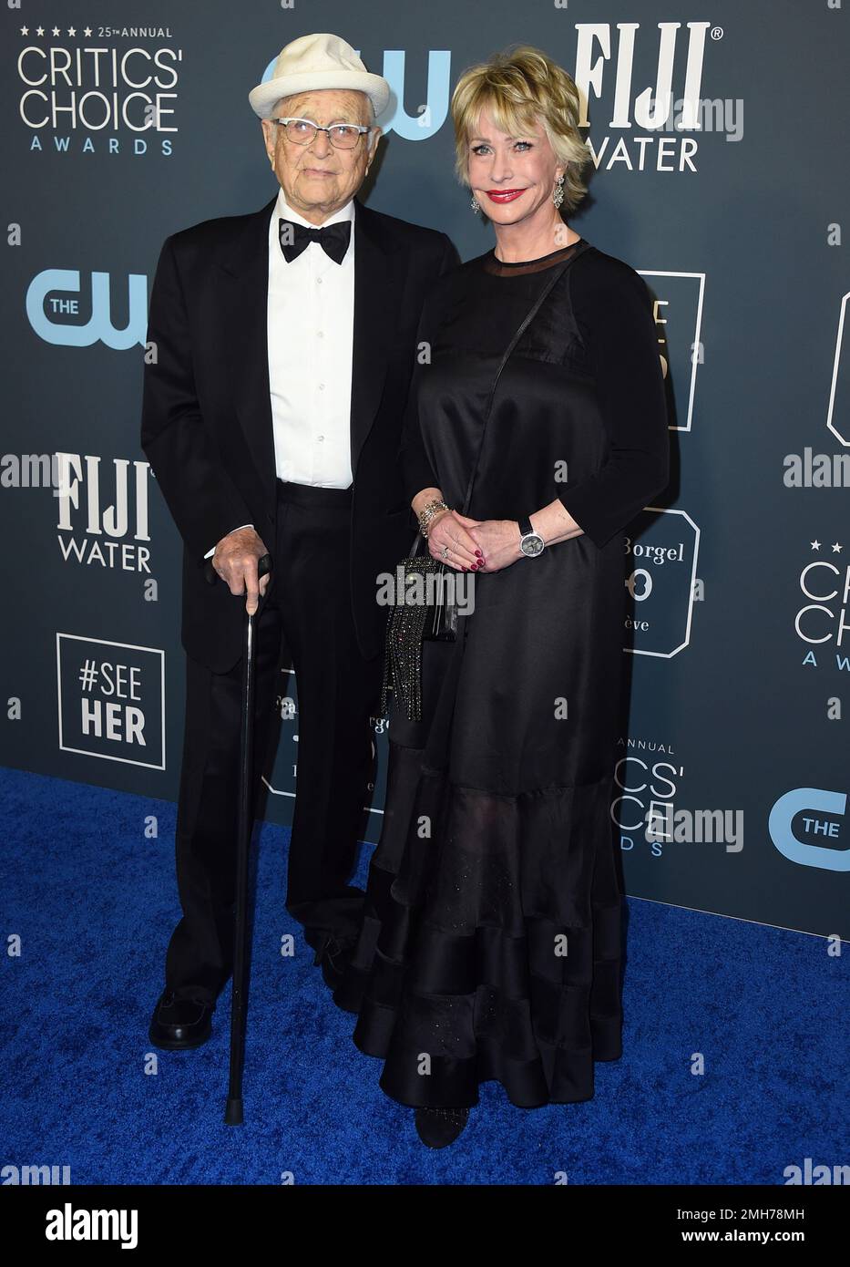 Norman Lear, left, and Lyn Lear arrive at the 25th annual Critics ...