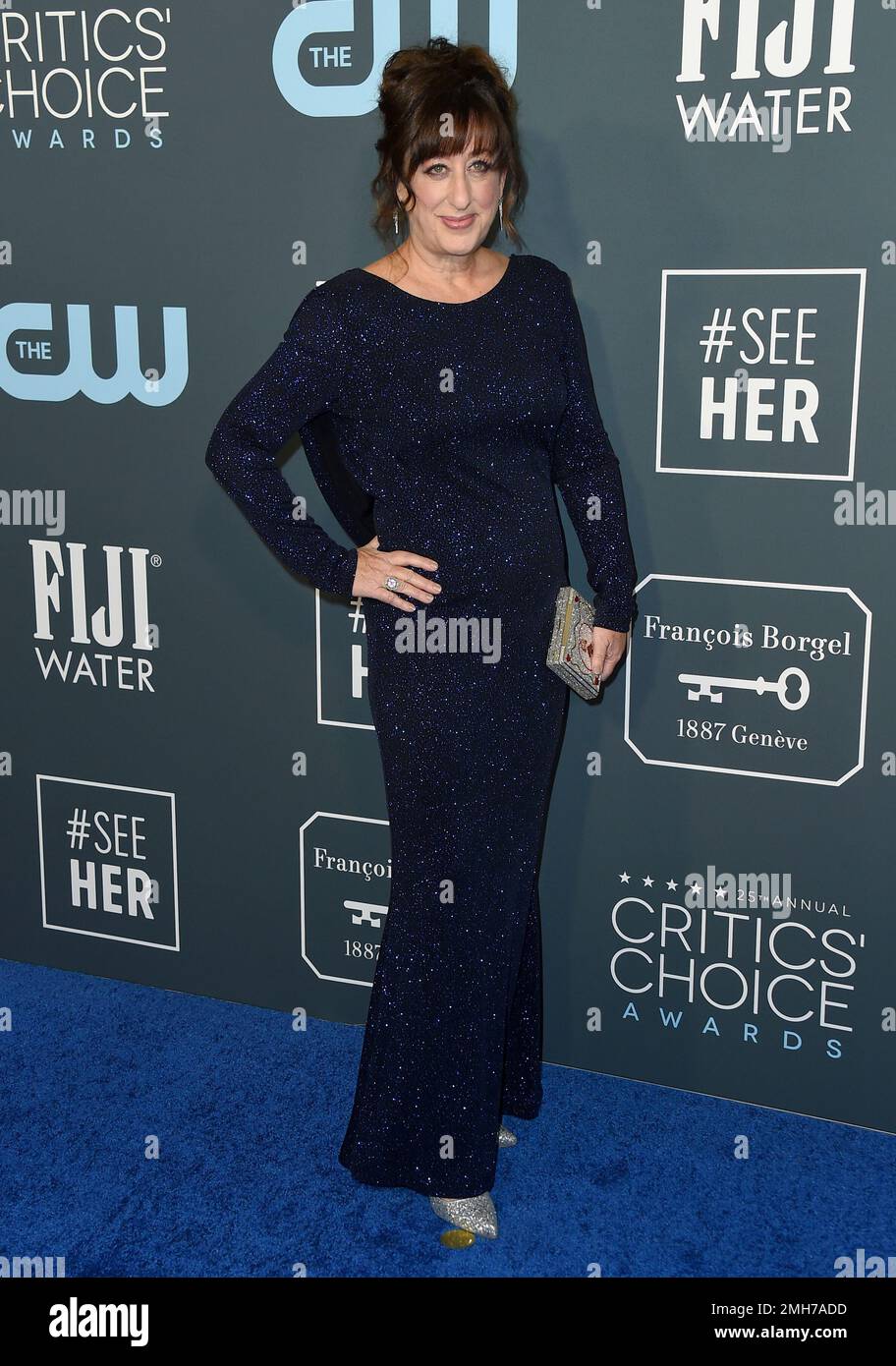 Beth Hall arrives at the 25th annual Critics' Choice Awards on Sunday ...