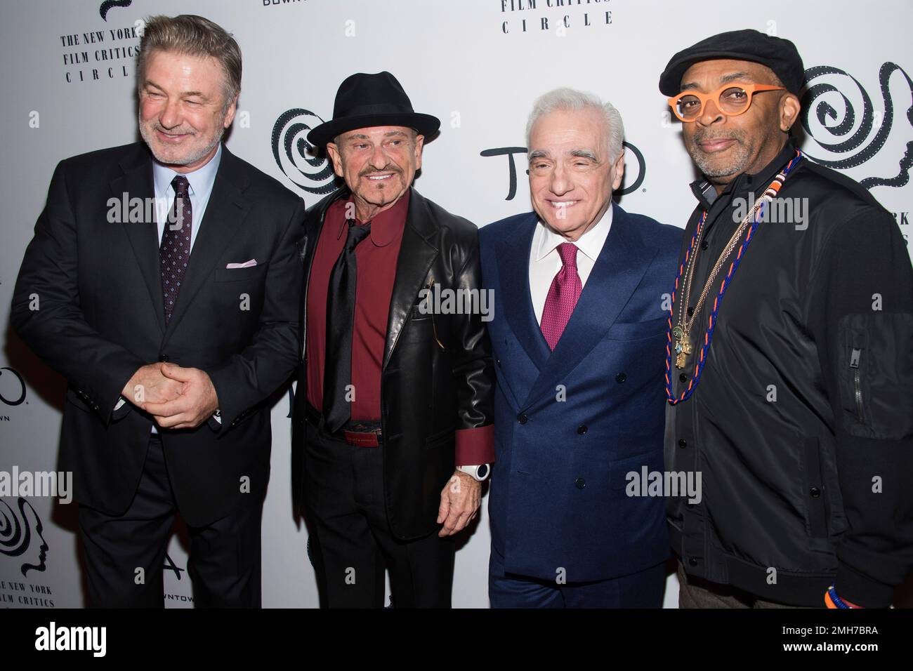 Alec Baldwin, left, Joe Pesci, Martin Scorsese and Spike Lee attend the ...