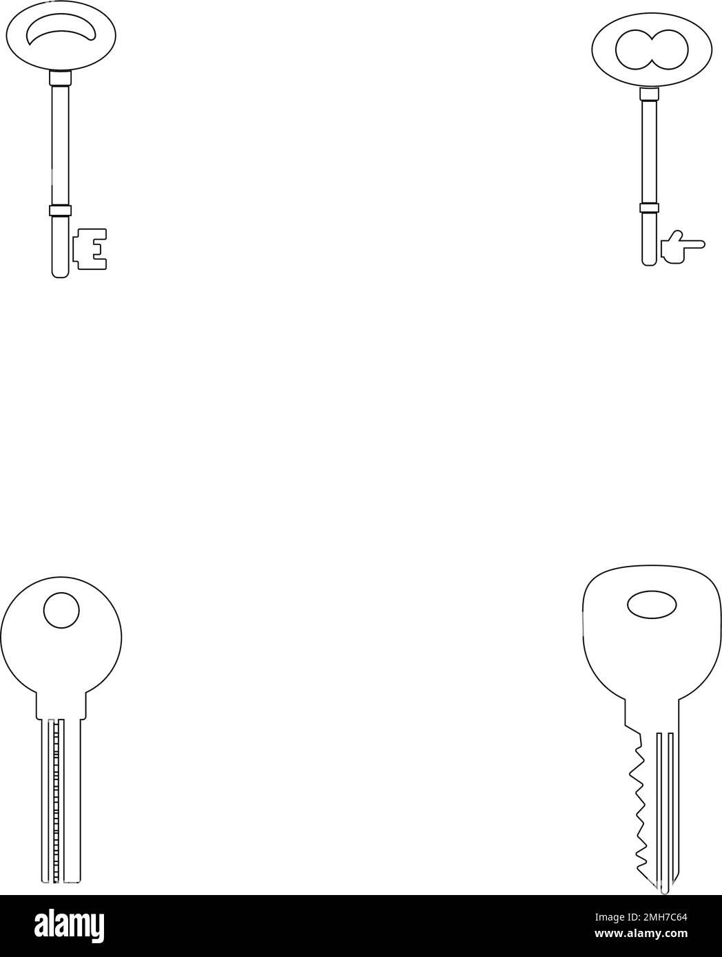 key logo stock illustration design Stock Vector Image & Art - Alamy