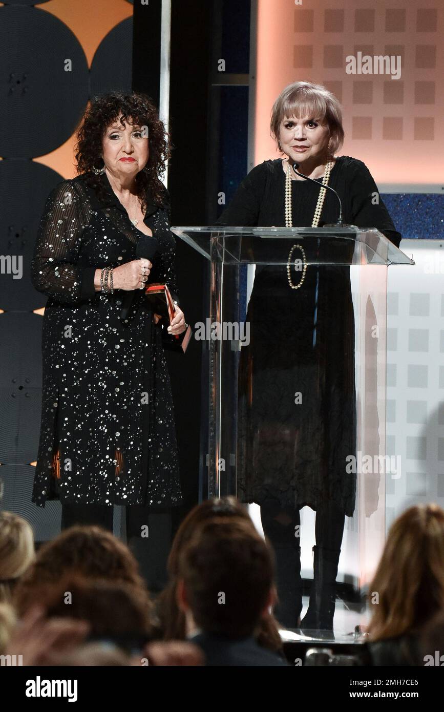 Maria Muldaur, left, and Linda Ronstadt onstage at the 19th Annual ...