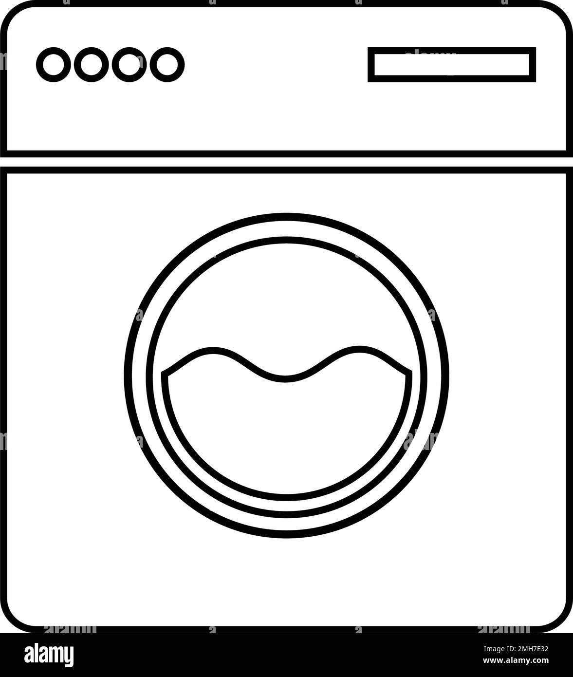 Classic washing machine Cut Out Stock Images & Pictures - Alamy