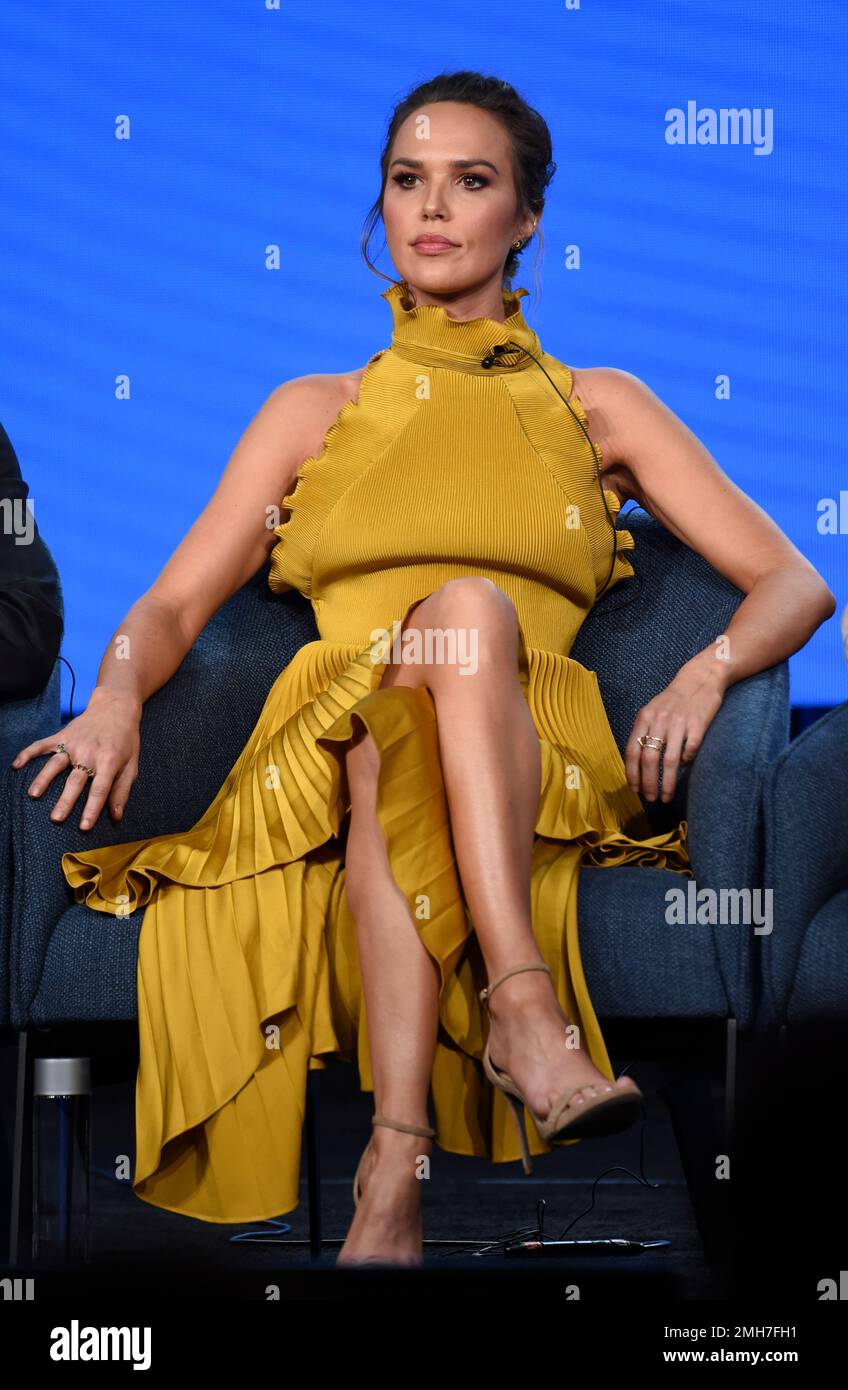 Arielle Kebbel, a cast member in the NBCUniversal series "Lincoln Rhyme ...