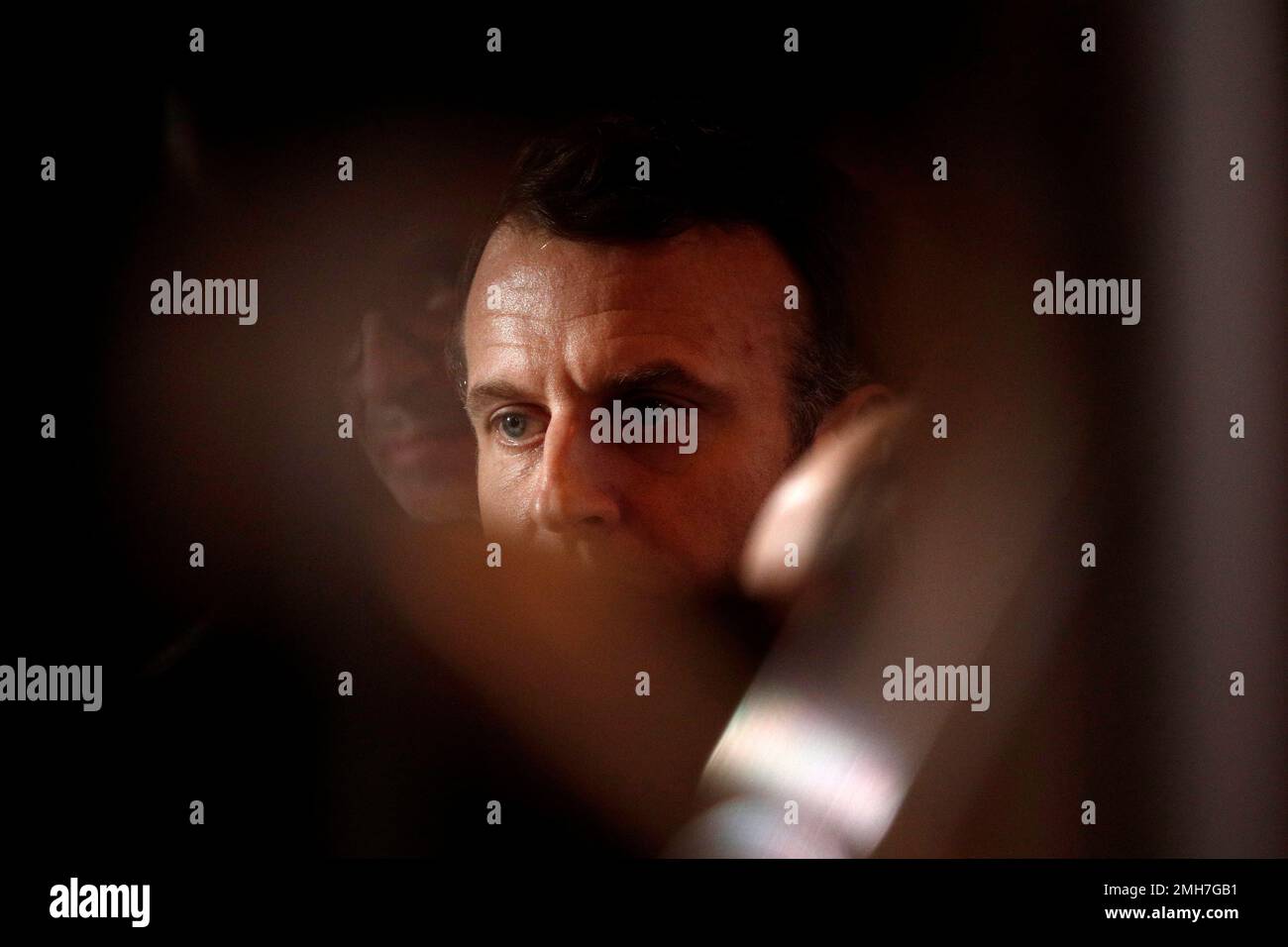 French President Emmanuel Macron delivers a speech at the Citizens ...