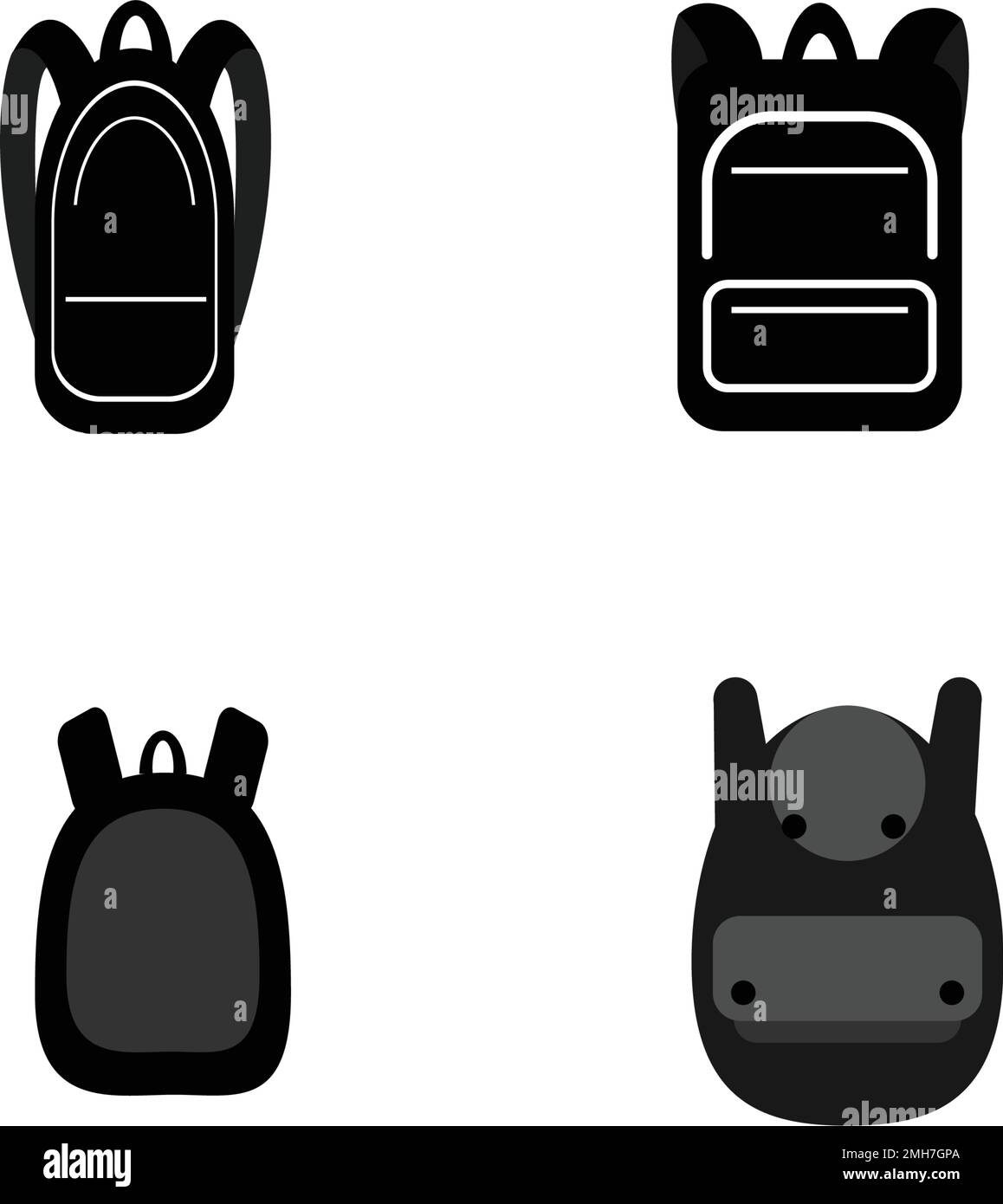 school bag logo stock illustration design Stock Vector Image & Art - Alamy