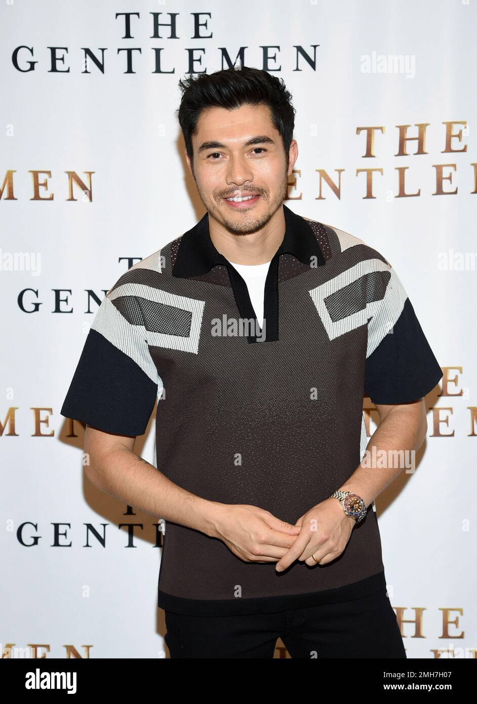 Actor Henry Golding participates in "The Gentlemen" cast photo call at ...
