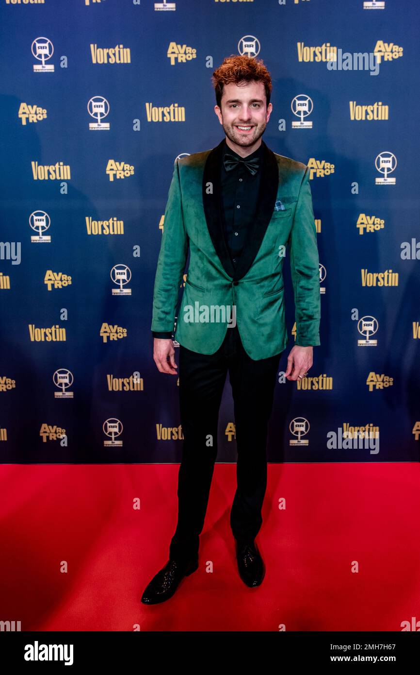 HILVERSUM - Thomas Brok on the red carpet prior to the Golden RadioRing ...