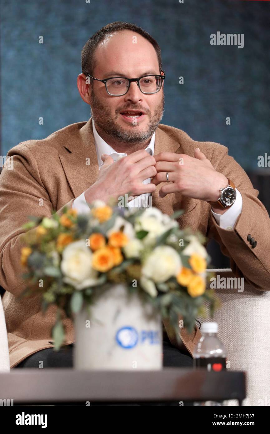 Franklin Foer speaks at the Frontline's "Amazon Empire: The Rise and Reign of Jeff Bezos" panel ...