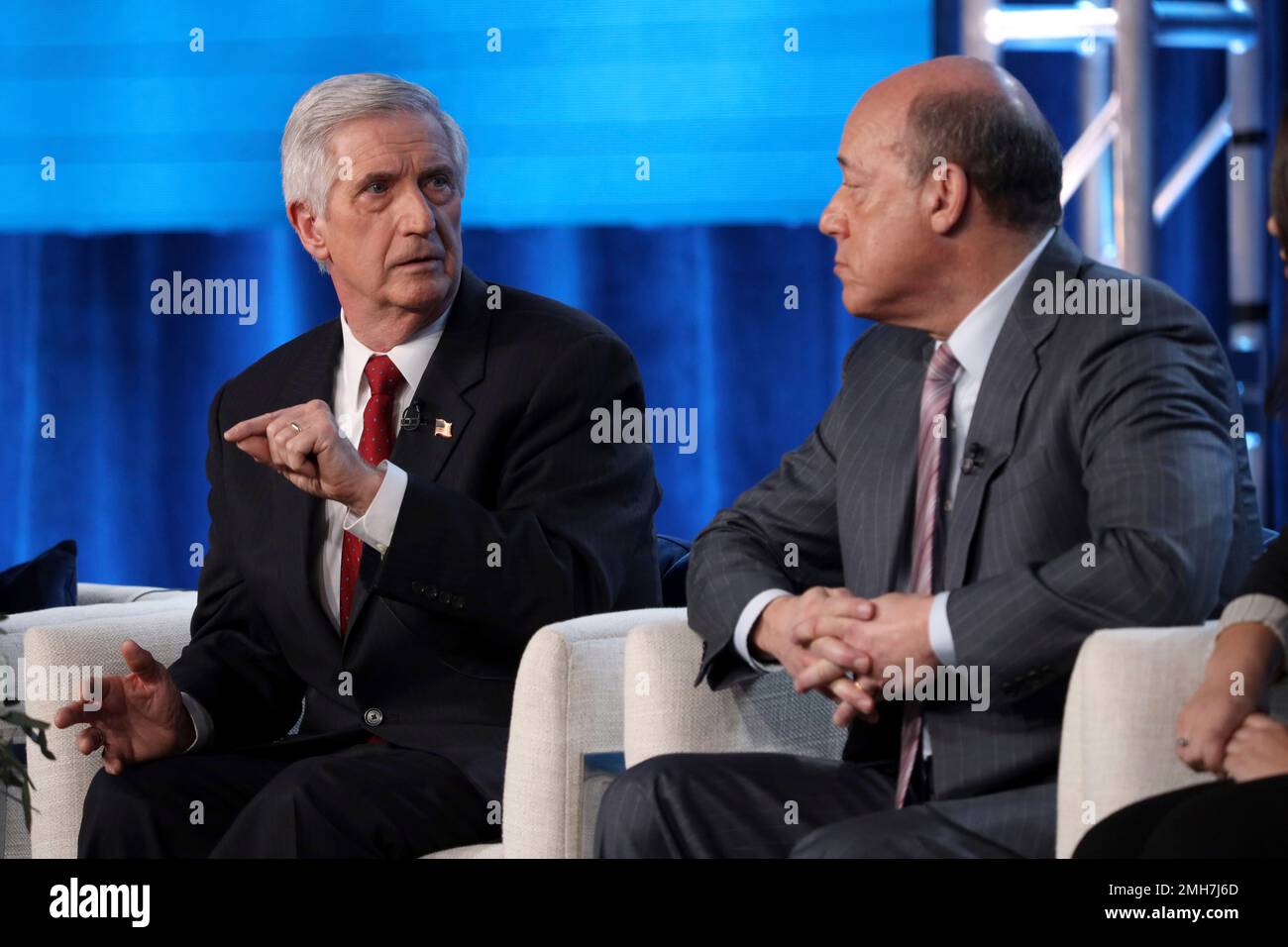 White House Chief of Staff from 2001-2006 Andrew H. Card Jr., left, and ...
