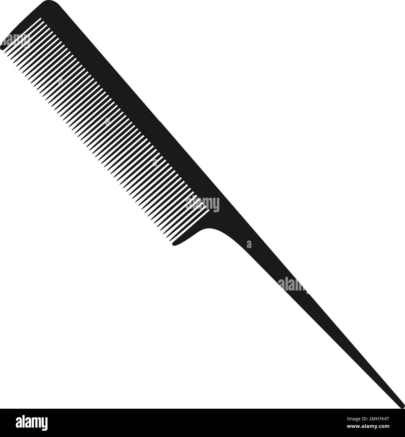 Black plastic comb icon cartoon Stock Vector Images - Alamy