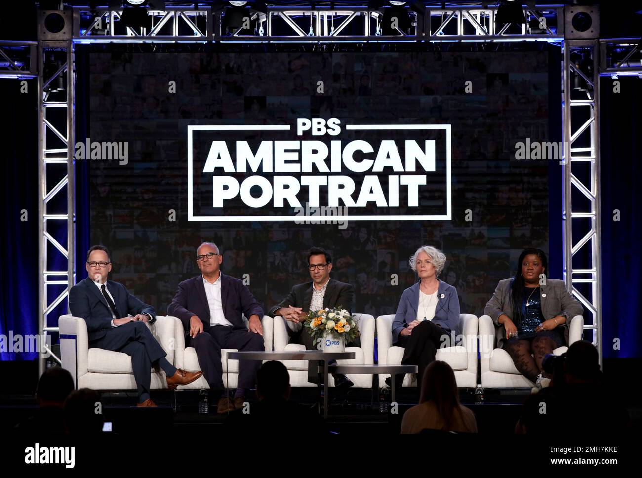 Bill Margol, from left, Jon Kamen, Dave Sirulnick, Laura Bradley and ...