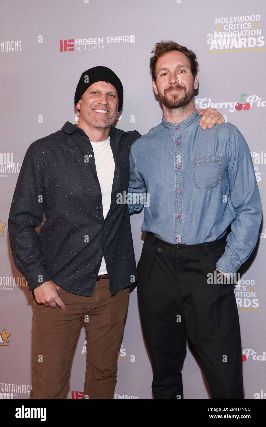 Michael Schwartz and Tyler Wilson attend the Hollywood Critics' Awards ...