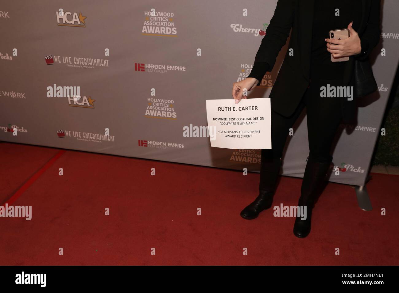 attends the Hollywood Critics' Awards at the Taglyan complex on ...