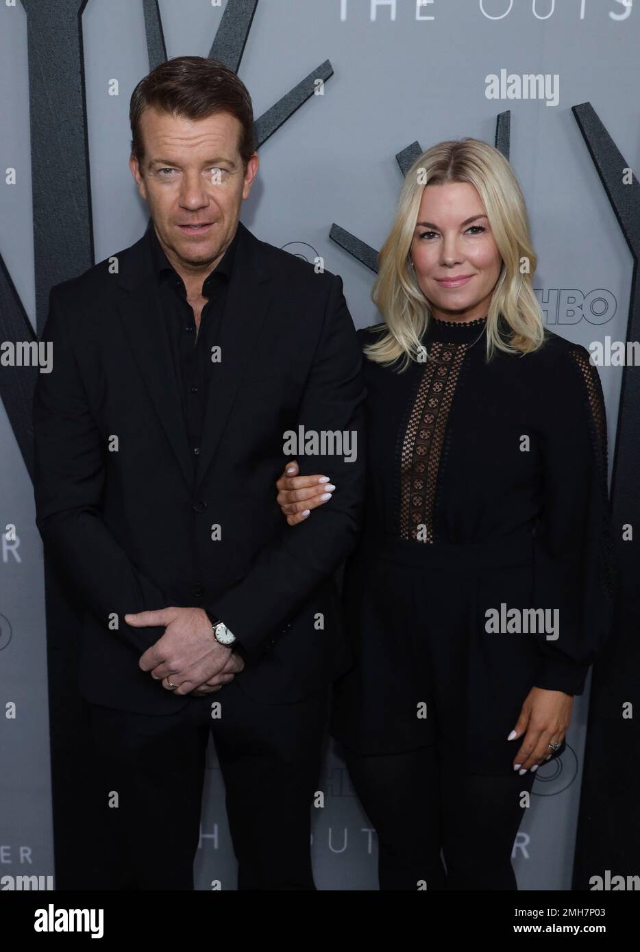 Max Beesley, left, and Jennifer Beesley attend the LA Premiere of "The ...
