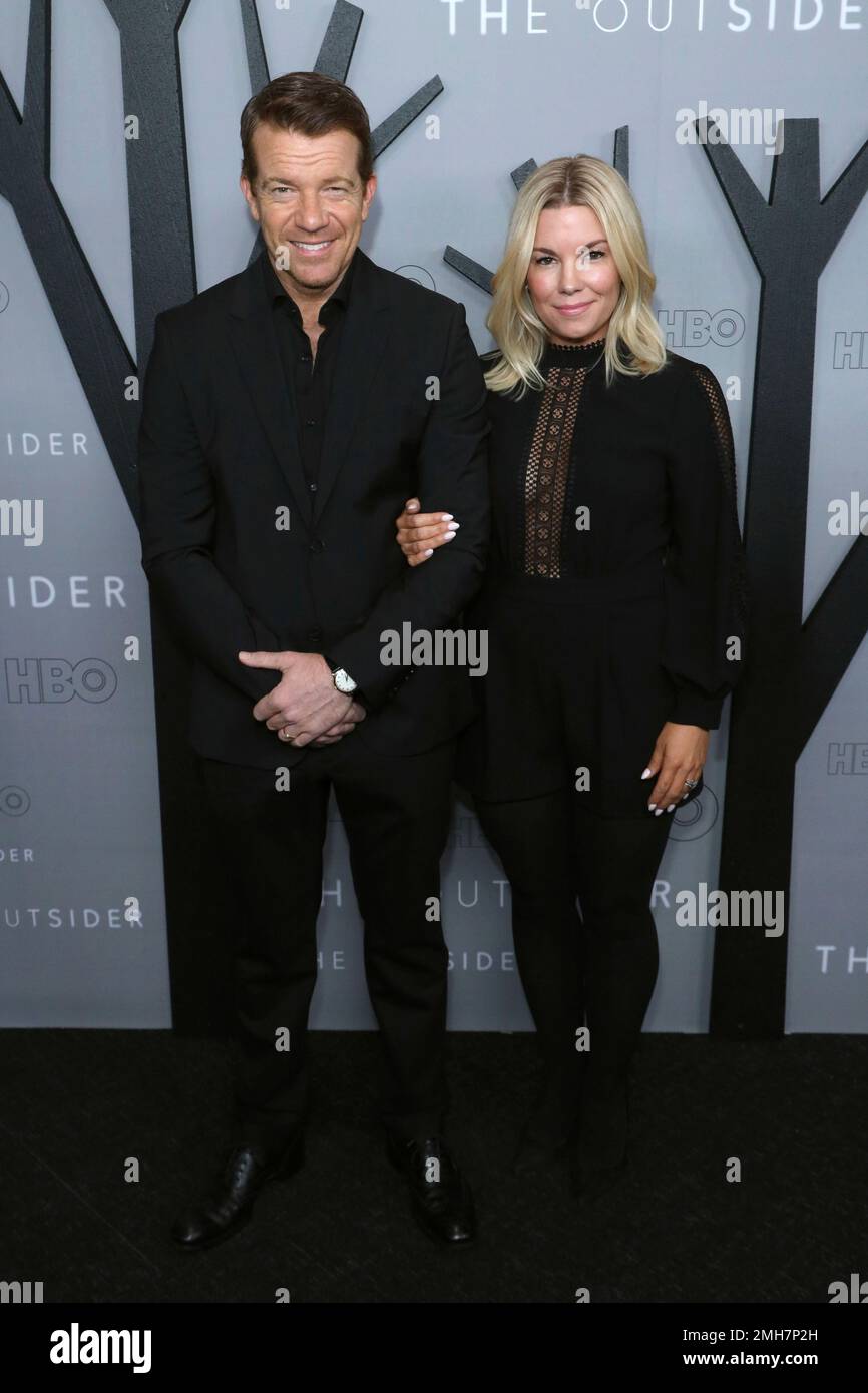 Max Beesley, left, and Jennifer Beesley attend the LA Premiere of "The ...