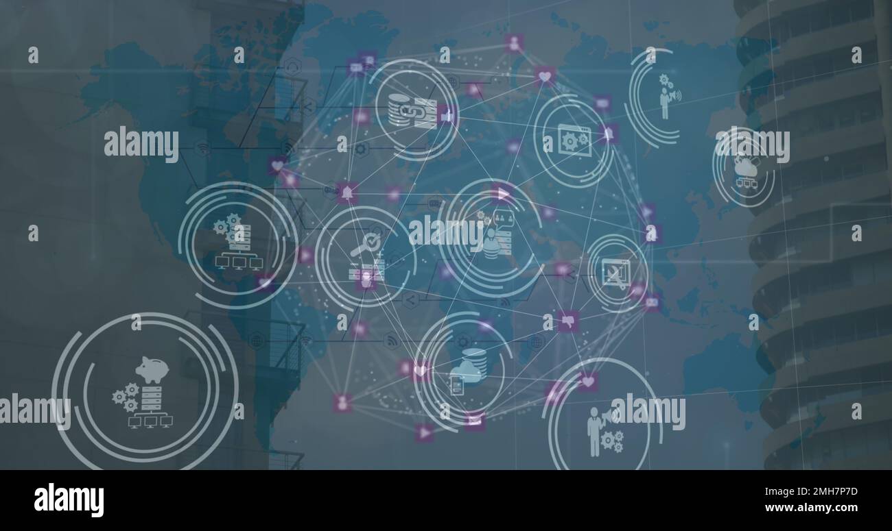 Composite Of Digital Data Processing With Network Of Connections With