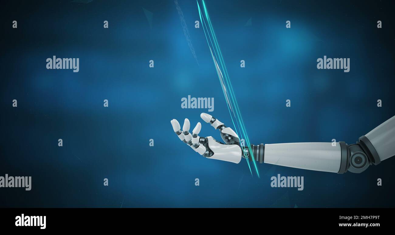 Digital animation robot arm background hi-res stock photography and images - Alamy