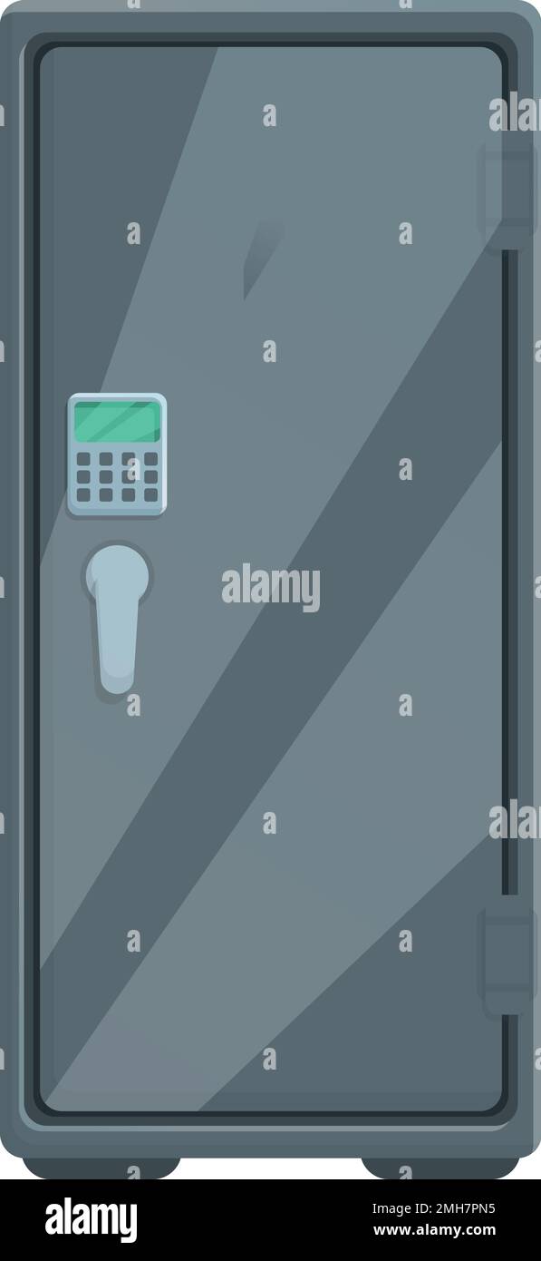 Finance box icon cartoon vector. Bank safe. Money storage Stock Vector ...