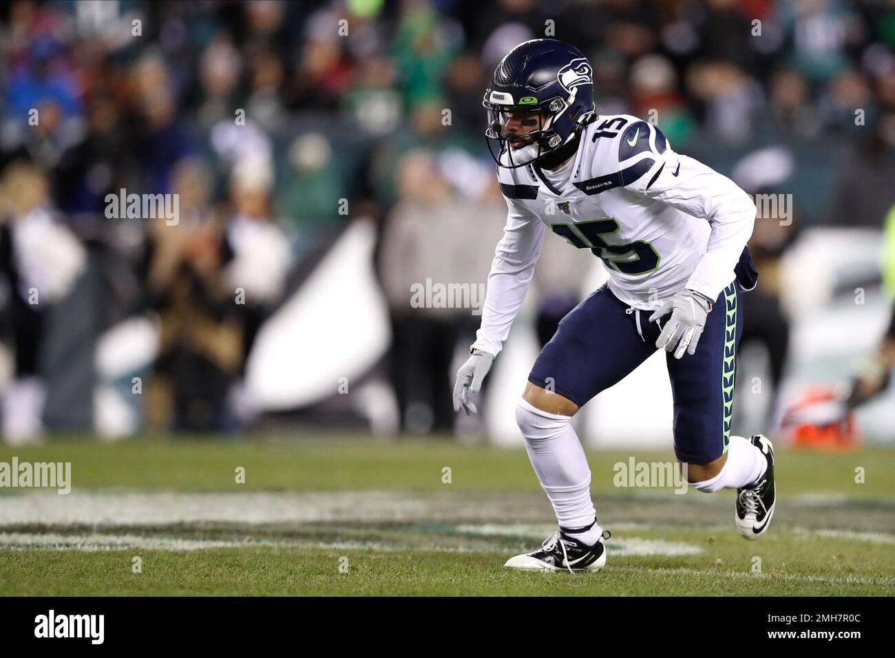 Seattle Seahawks wide receiver John Ursua runs a route against the ...