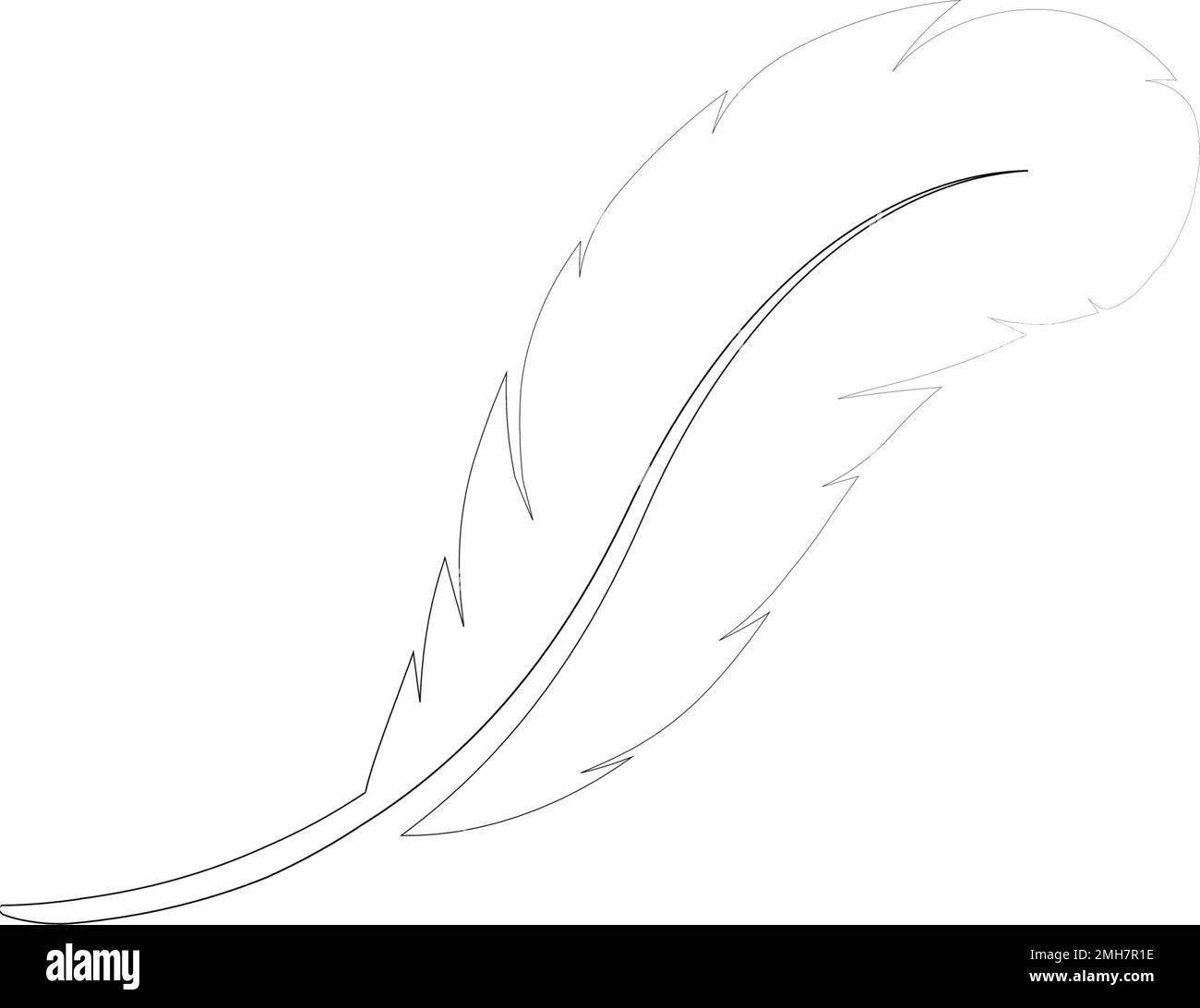 feather logo icon vektor illustration design Stock Vector Image & Art ...