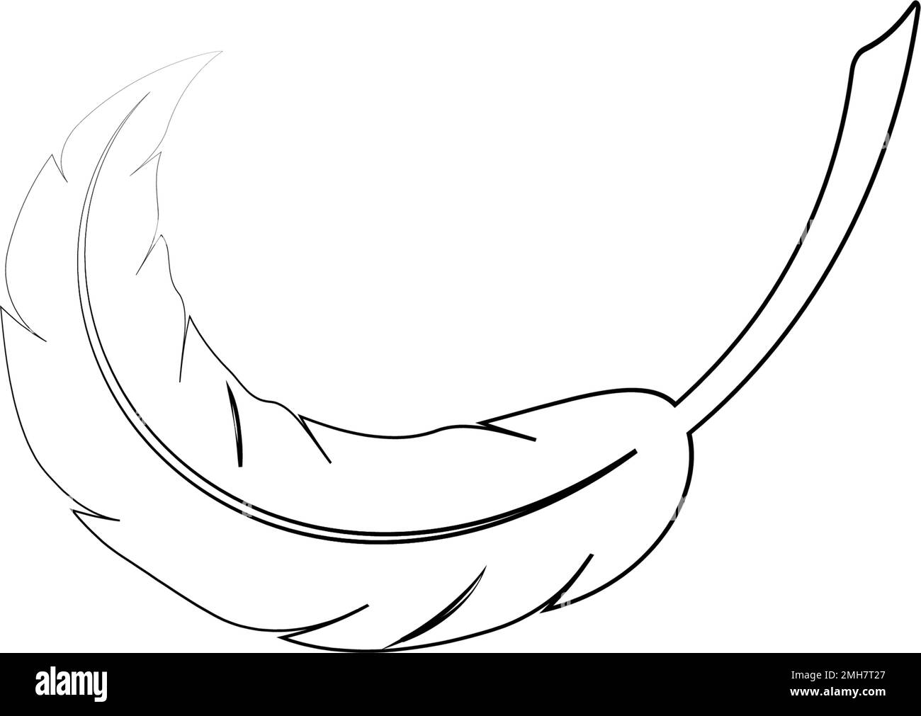 feather logo icon vektor illustration design Stock Vector Image & Art ...