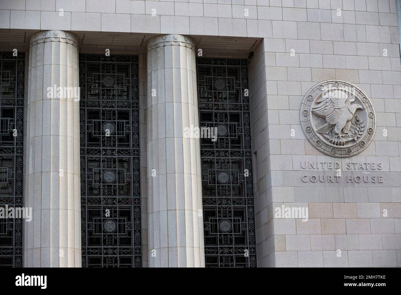 The United States Court House building, known as Spring Street ...
