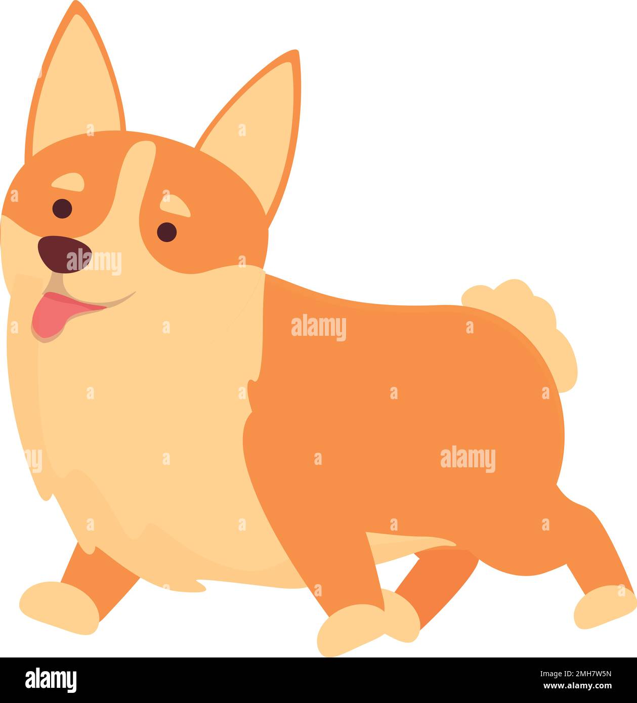 Corgi dog icon cartoon vector. Cute pet. Canine animal Stock Vector ...