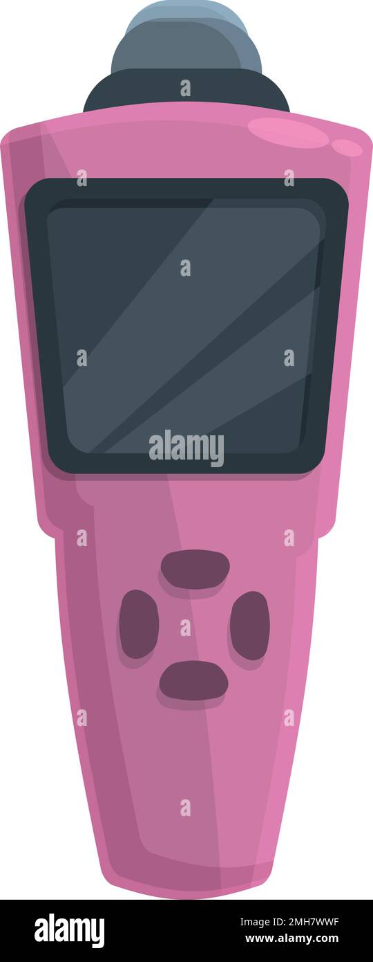 Gas detector icon cartoon vector. Leak monitor. Meter flammable Stock ...