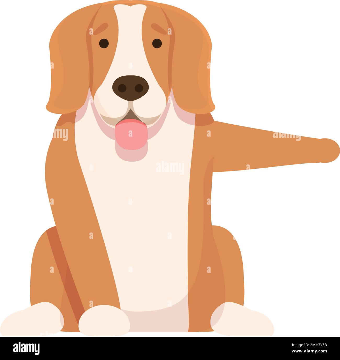 Sitting dog icon cartoon vector. Action canine. Pose run Stock Vector ...