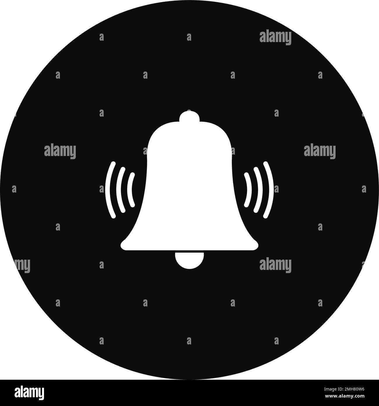 Bell icon logo stock illustration dsign Stock Vector Image & Art - Alamy