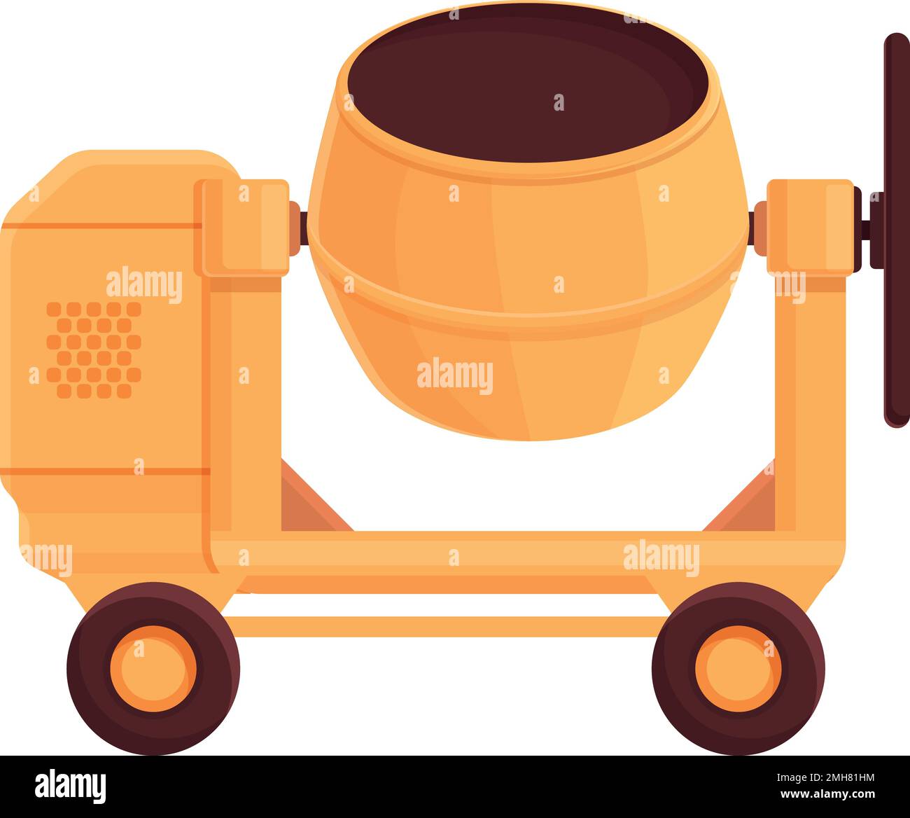 Work equipment icon cartoon vector. Building tool. Industrial ...