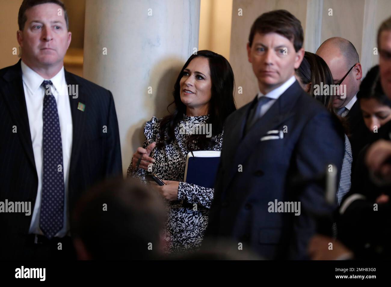 White House press secretary Stephanie Grisham and deputy press ...