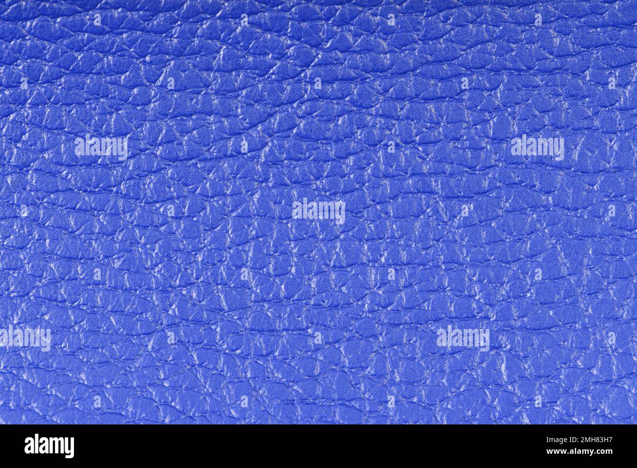 Blue leather texture closeup detailed background Stock Photo - Alamy