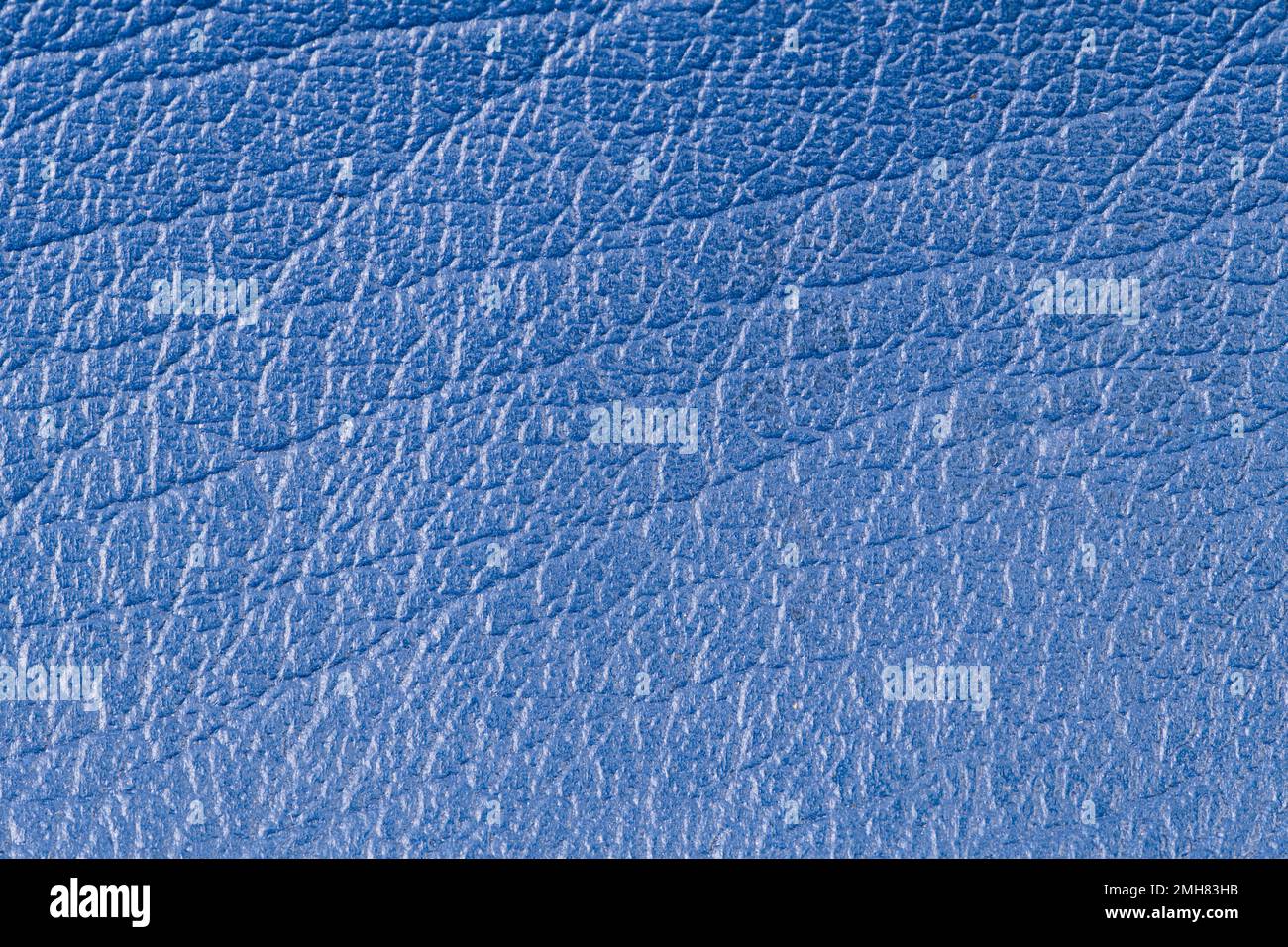 Blue leather texture closeup detailed background Stock Photo - Alamy