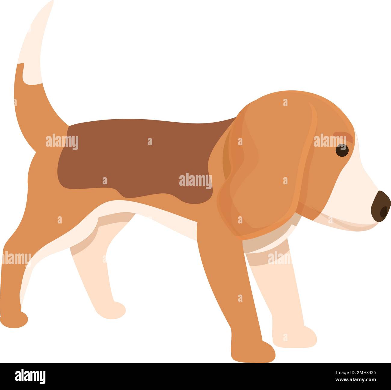 Dog puppy icon cartoon vector. Run animal. Cute canine Stock Vector ...