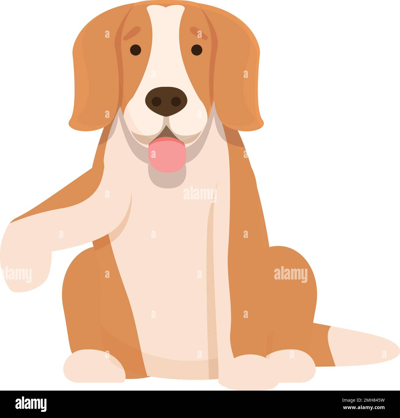 Canine dog icon cartoon vector. Puppy beagle. Cute pose Stock Vector ...