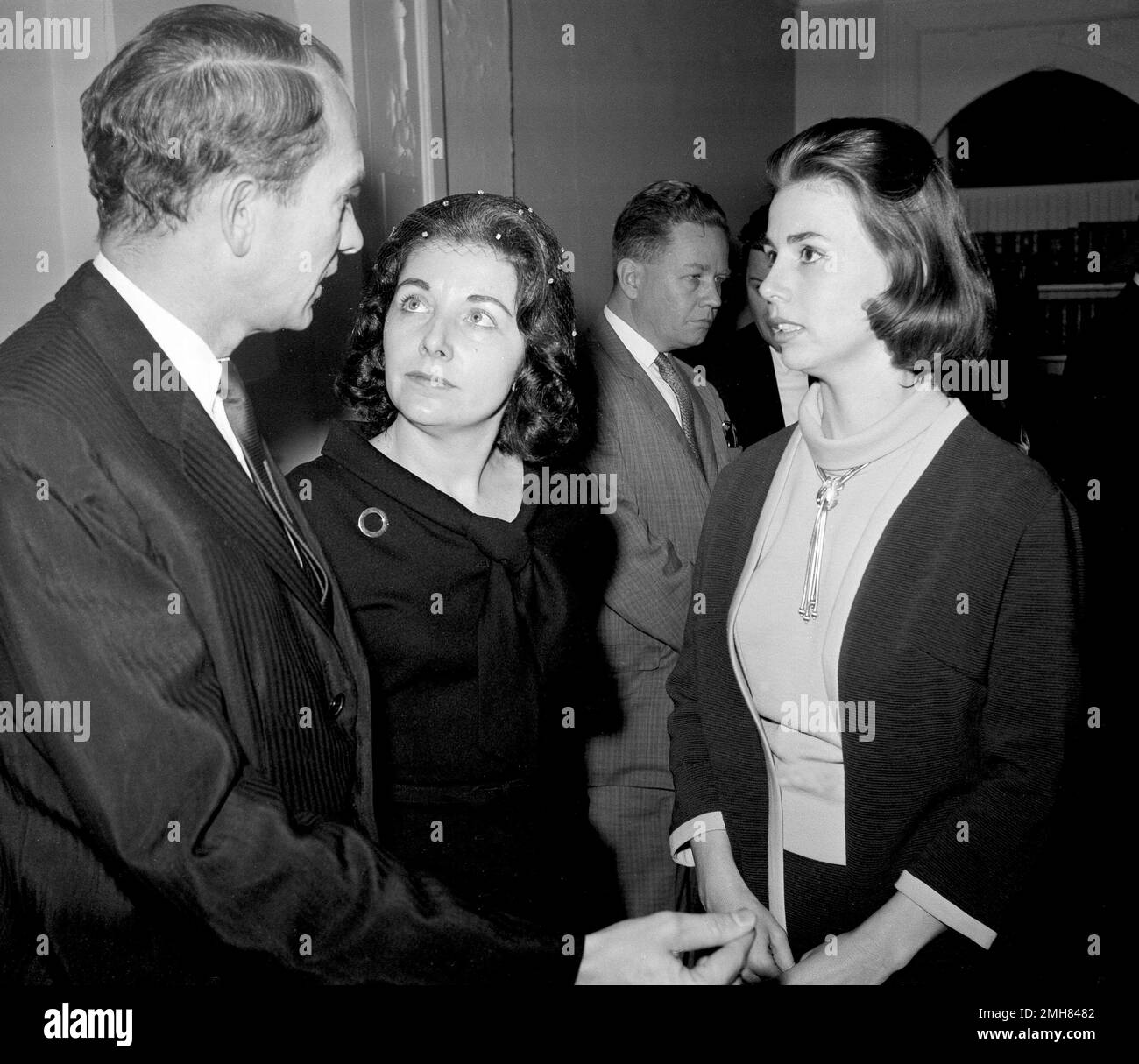 Margaret Mary Donofry, center, of Queens, N.Y., and Marie Louise Hurley ...