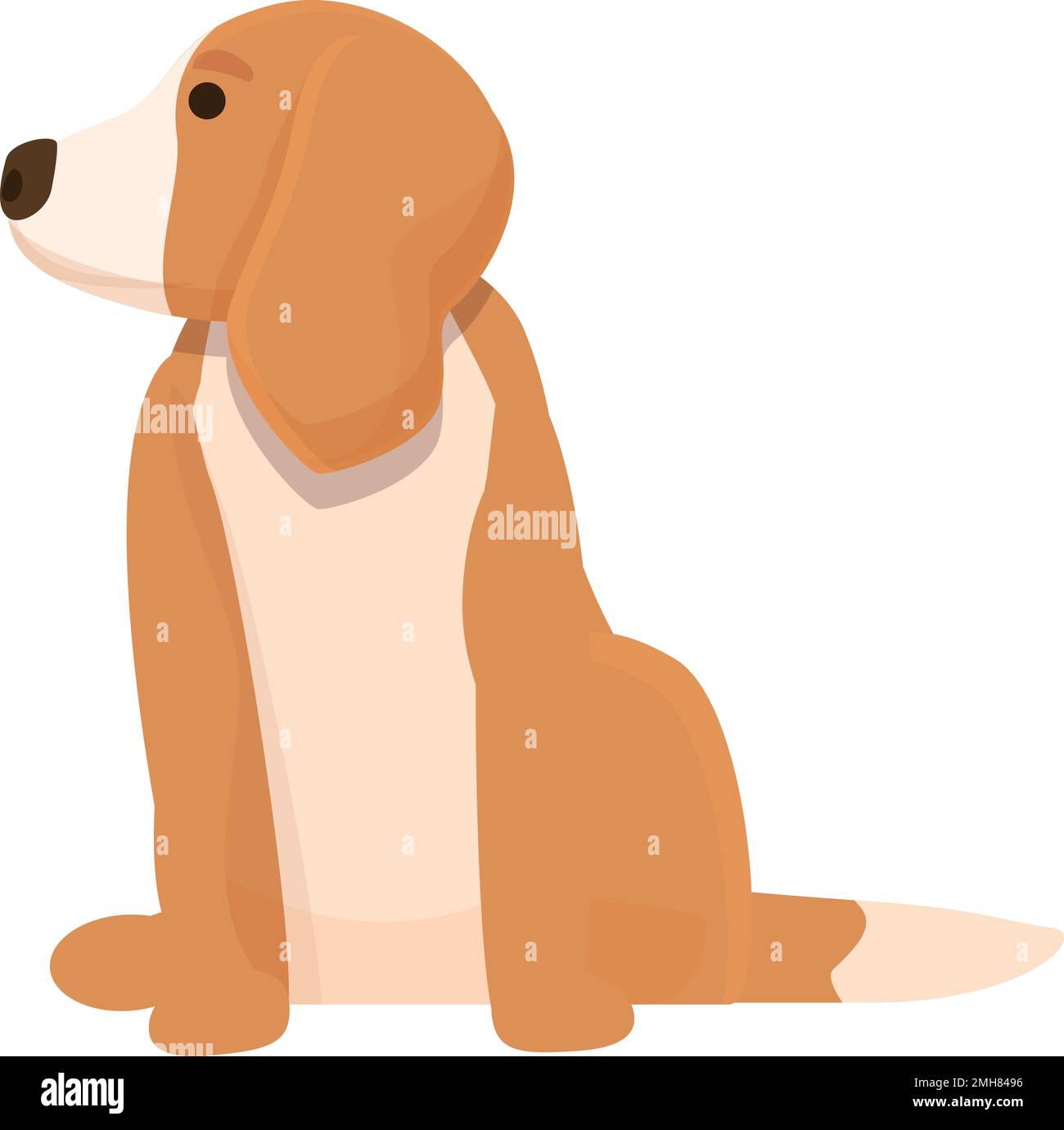 Stand dog icon cartoon vector. Puppy animal. Cute adorable dog Stock ...