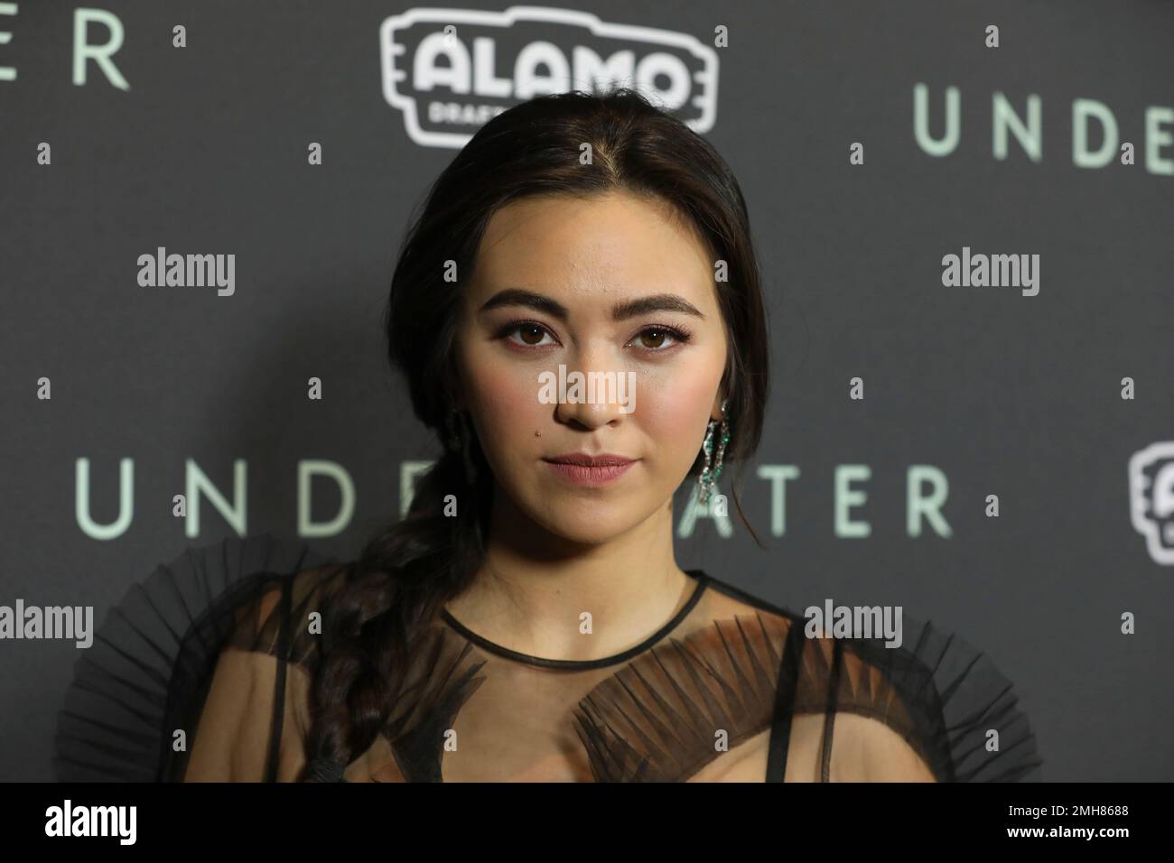 Jessica Henwick attends the special screening of "Underwater " at the ...