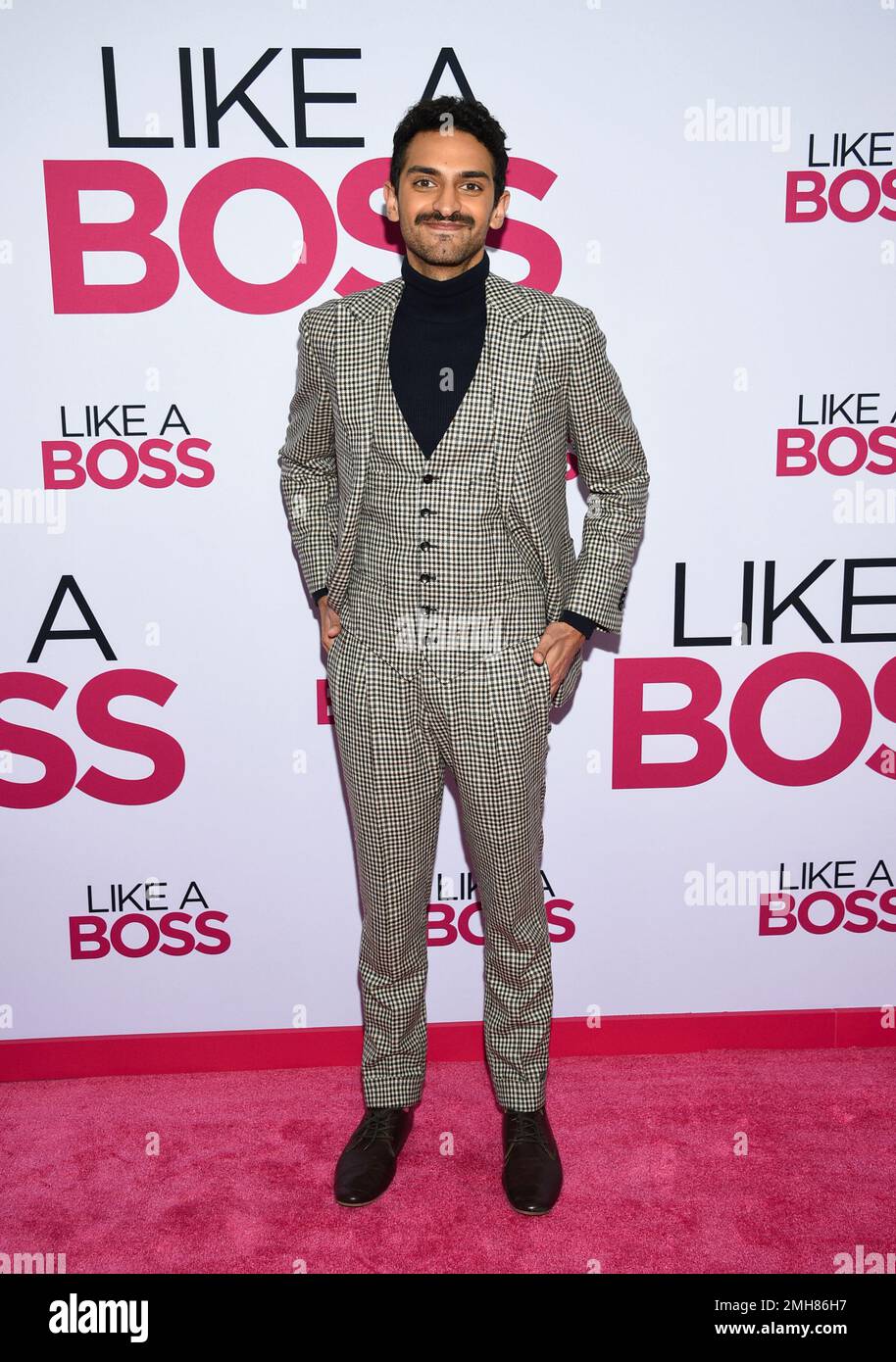 Actor Karan Soni attends the world premiere of "Like a Boss" at the SVA ...